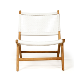 Zen Accent Chair White, W 66cm x D 82cm x H 72cm