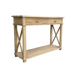 "Noosa" Hamptons Style Hall Console Table Cross Design Coastal ...