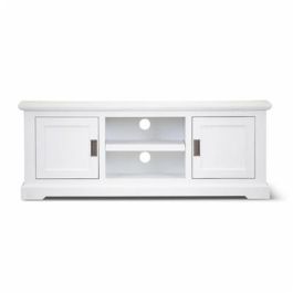 "Cove" Hamptons Style TV Unit, Brushed White, Furniture