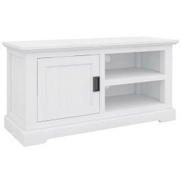 "Cove" Hamptons Style TV Unit, Brushed White, Furniture
